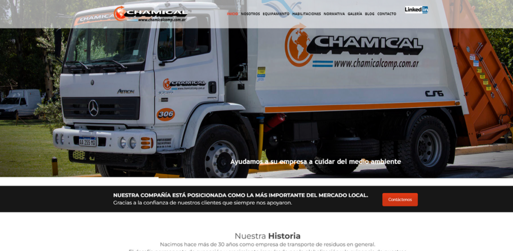 Chamical Industrial Waste Management Services in Argentina