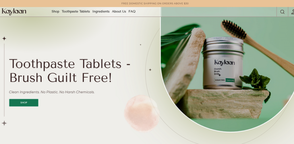 Toothpaste Tablets for Zero Waste | Kaylaan.com