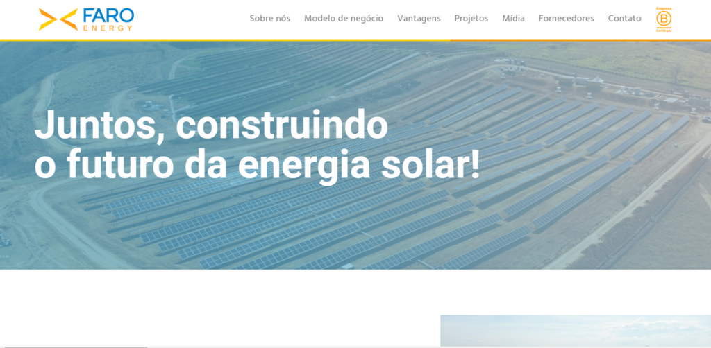 Faro Energy - Energia Solar Sustentável e Acessível