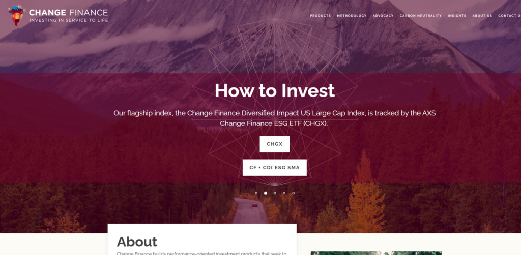 Change Finance: Pioneering Sustainable Investments for a Better Tomorrow