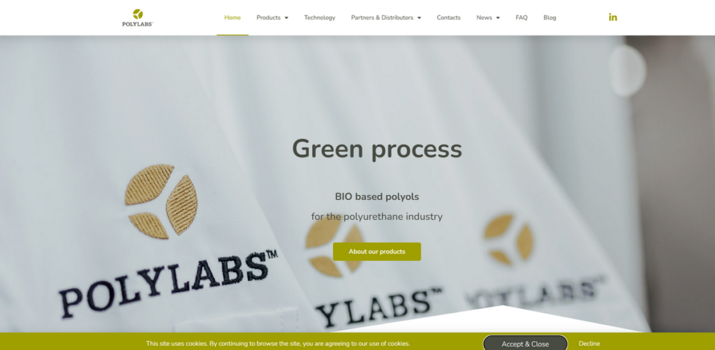 Polylabs - Sustainable Bio Polyols for Eco-Friendly Industries
