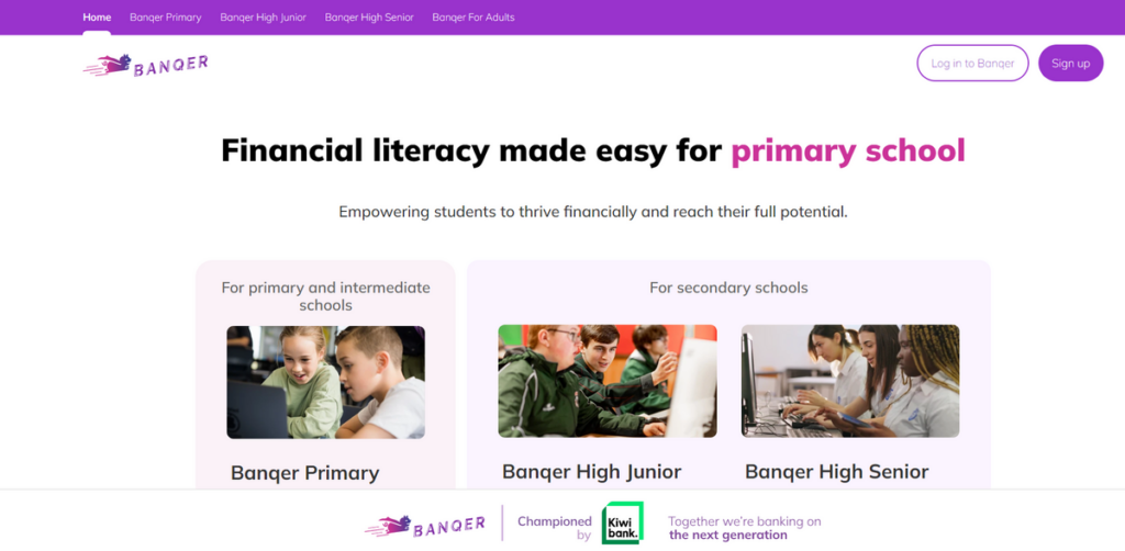 Banqer - Innovative Financial Education Programs for Schools