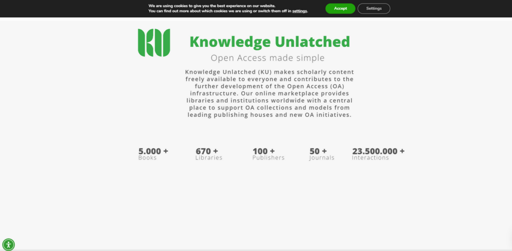 Knowledge Unlatched - Open Access for Scholarly Content