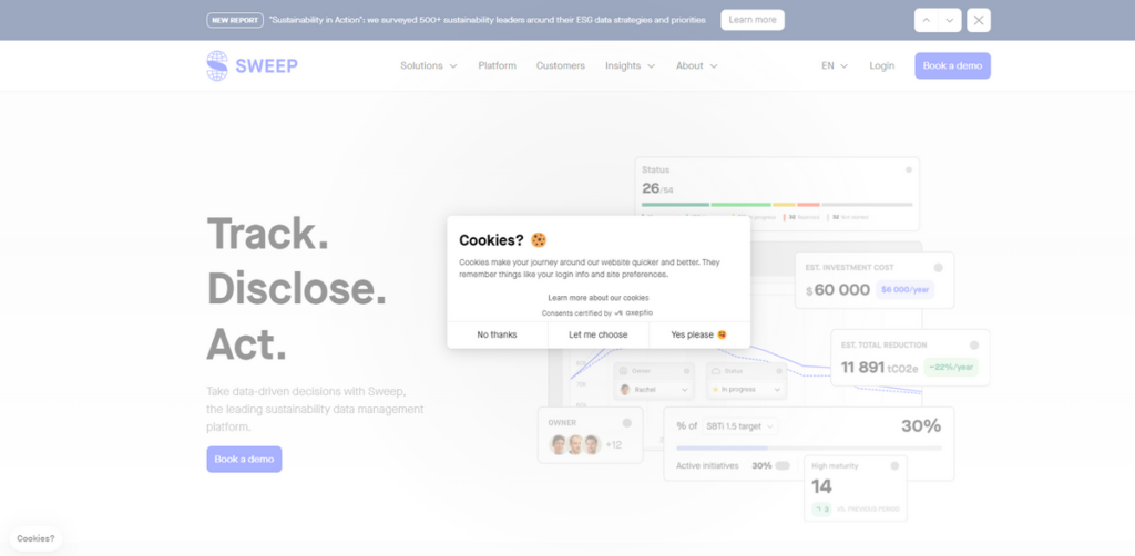Sweep - Leading Carbon and ESG Management Solutions