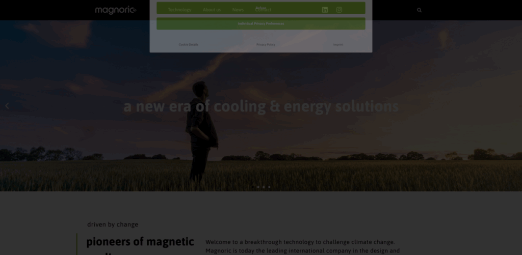 Discover Magnoric's Innovative Magnetic Cooling Technology