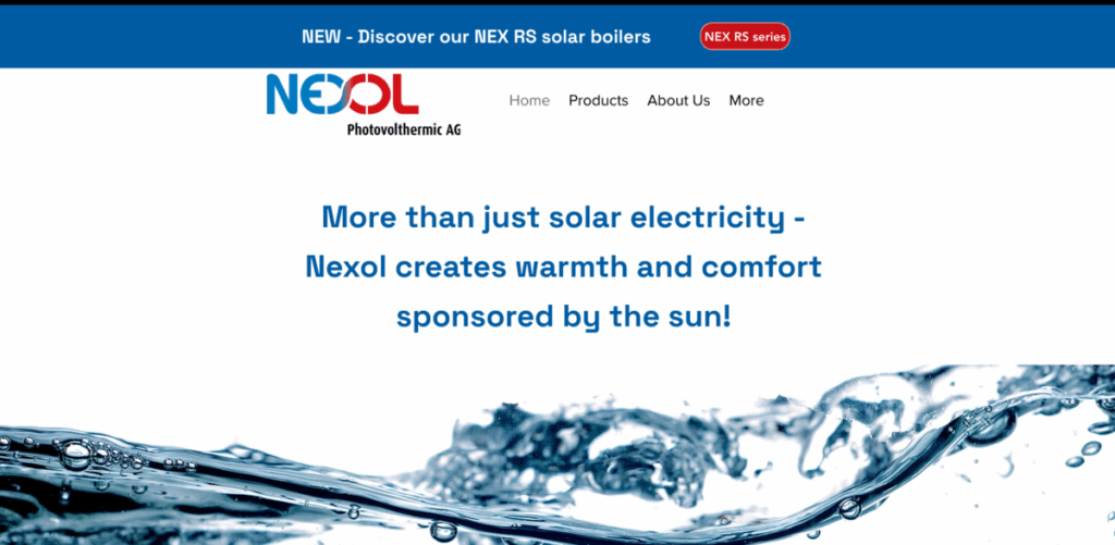 Discover NEXOL's Solar Water Heating Technology for Sustainable Living