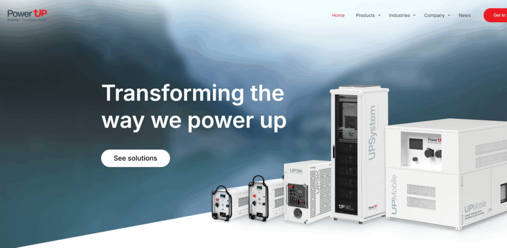 PowerUP - Innovative Hydrogen Fuel Cell Generators for Clean Energy