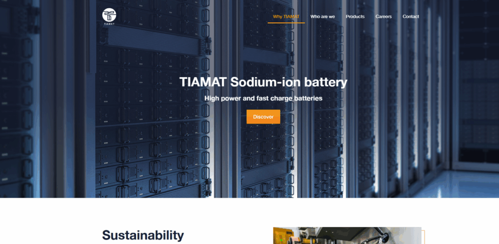 Discover TIAMAT's Sodium-Ion Battery Technology for Sustainable Energy