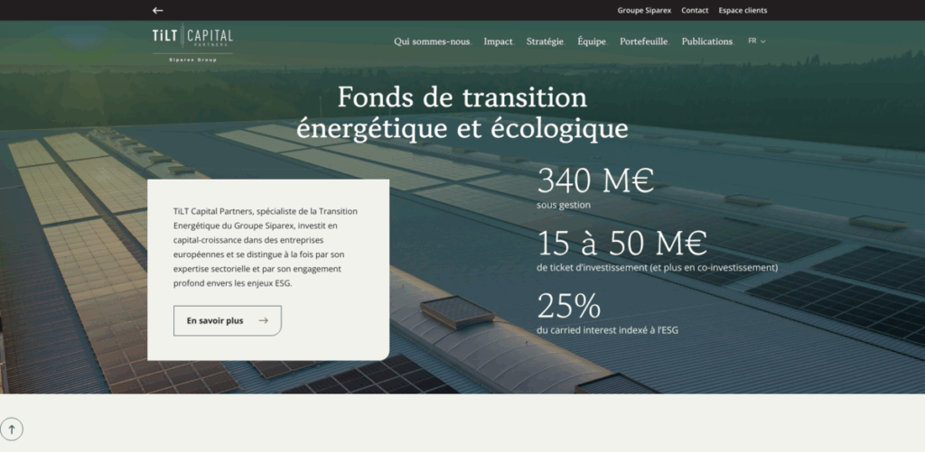 TiLT Capital Partners - Growth Capital for Energy Transition