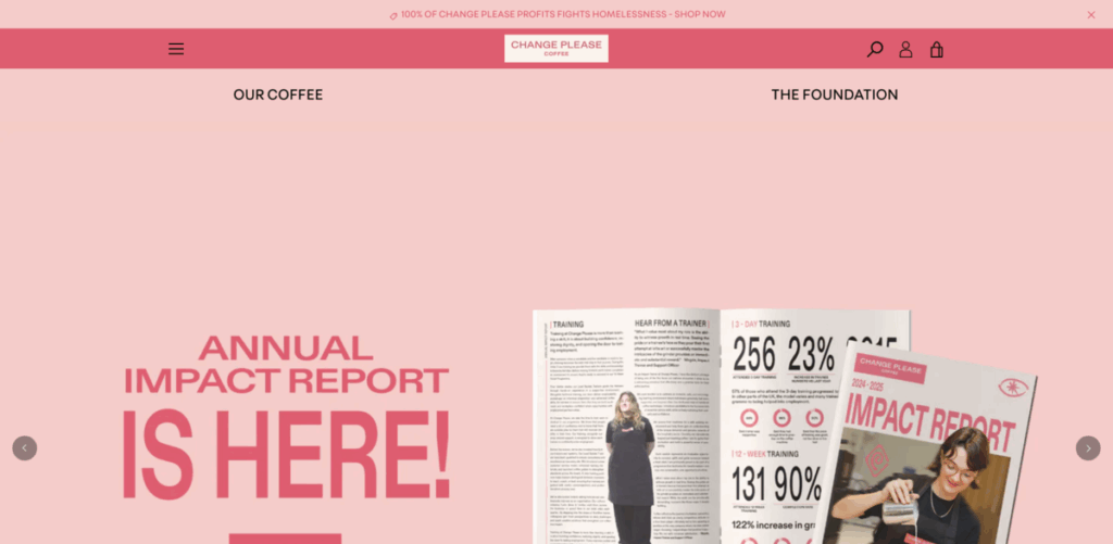 Change Please - Social Enterprise Fighting Homelessness with Coffee