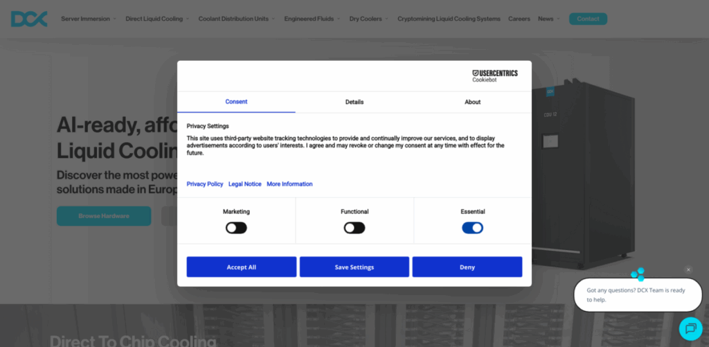 DCX Liquid Cooling Systems - Innovative Cooling Solutions for Data Centers
