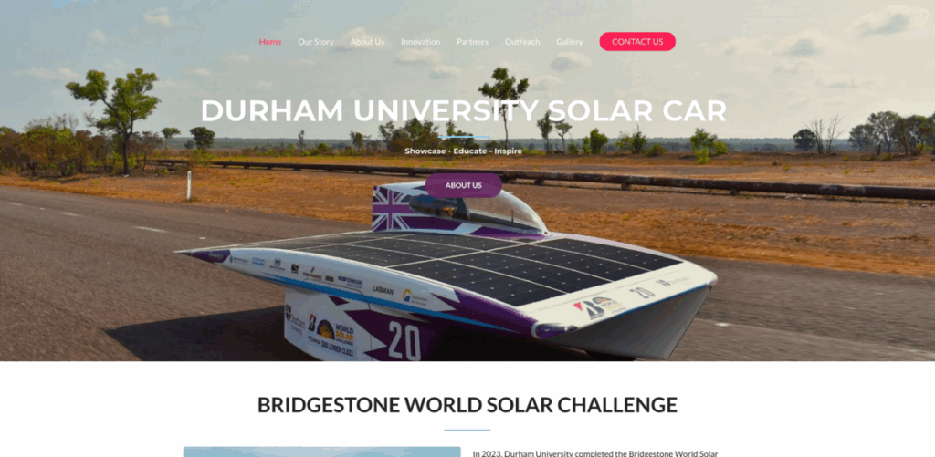 Discover the Durham University Solar Car Project and Its Achievements