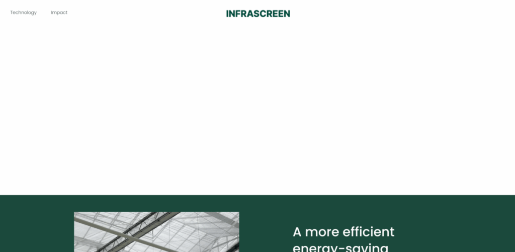 Energy-Saving Screen Project for Sustainable Greenhouses