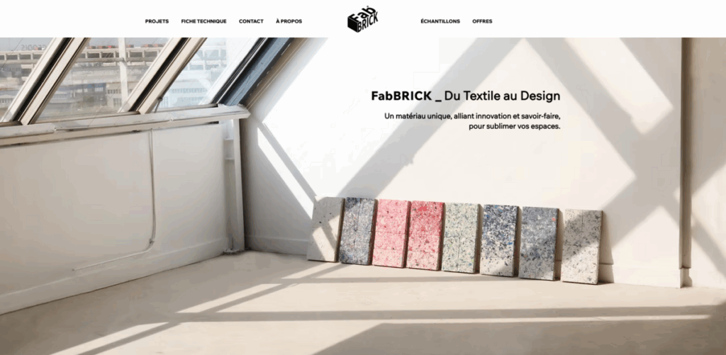 Discover FabBRICK - Eco-Friendly Textile Bricks for Interiors