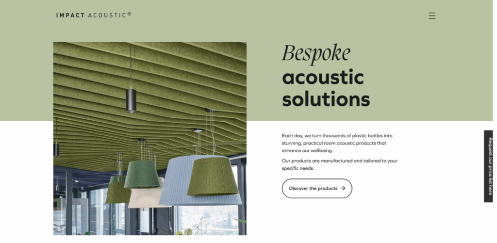 Impact Acoustic - Sustainable Acoustic Solutions for Modern Spaces