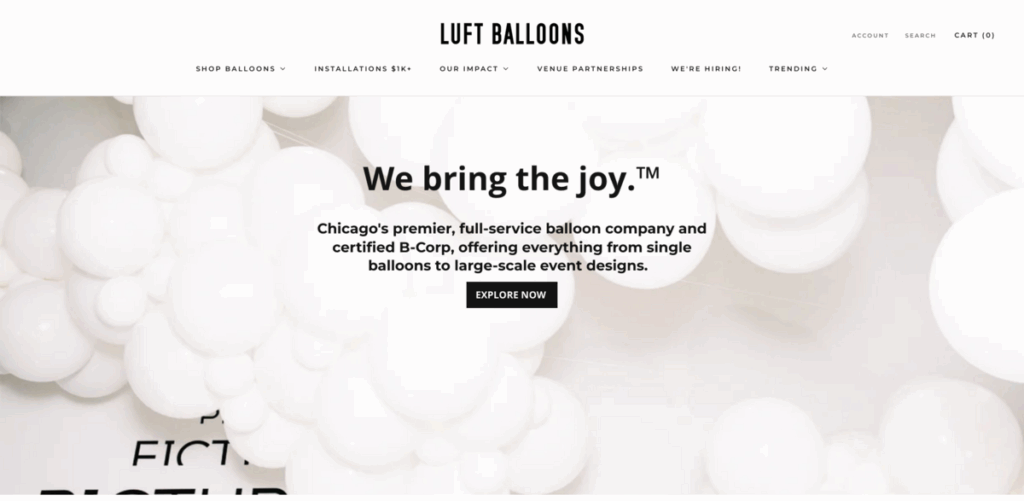 Discover Luft Balloon Store - Chicago's Premier Balloon Company