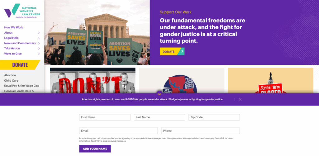 National Women’s Law Center - Driving Change for Gender Justice