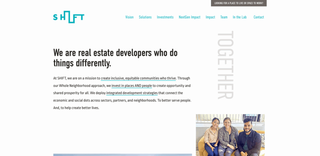 SHIFT Capital - Social Impact Development and Neighborhood Investment